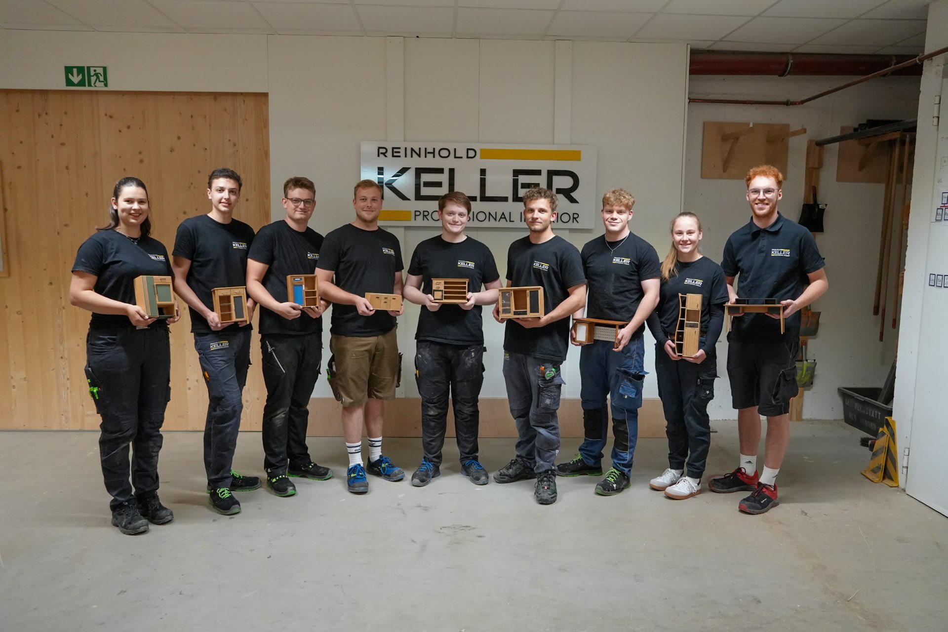 Successfully completed apprenticeship | Reinhold Keller Group